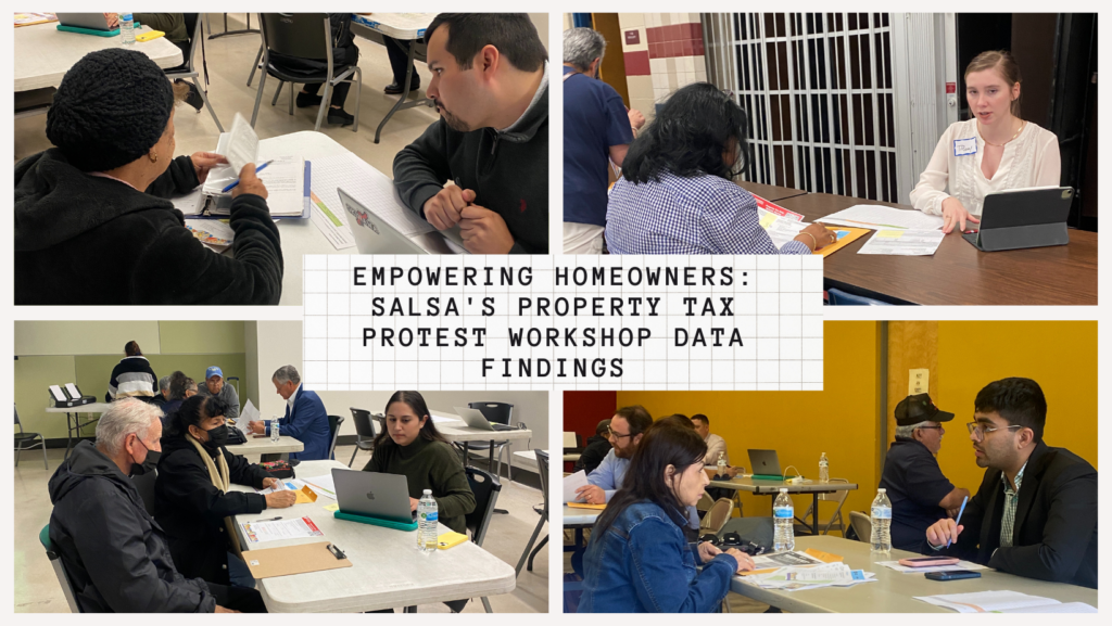 Empowering Homeowners Salsa S Property Tax Protest Workshop Data