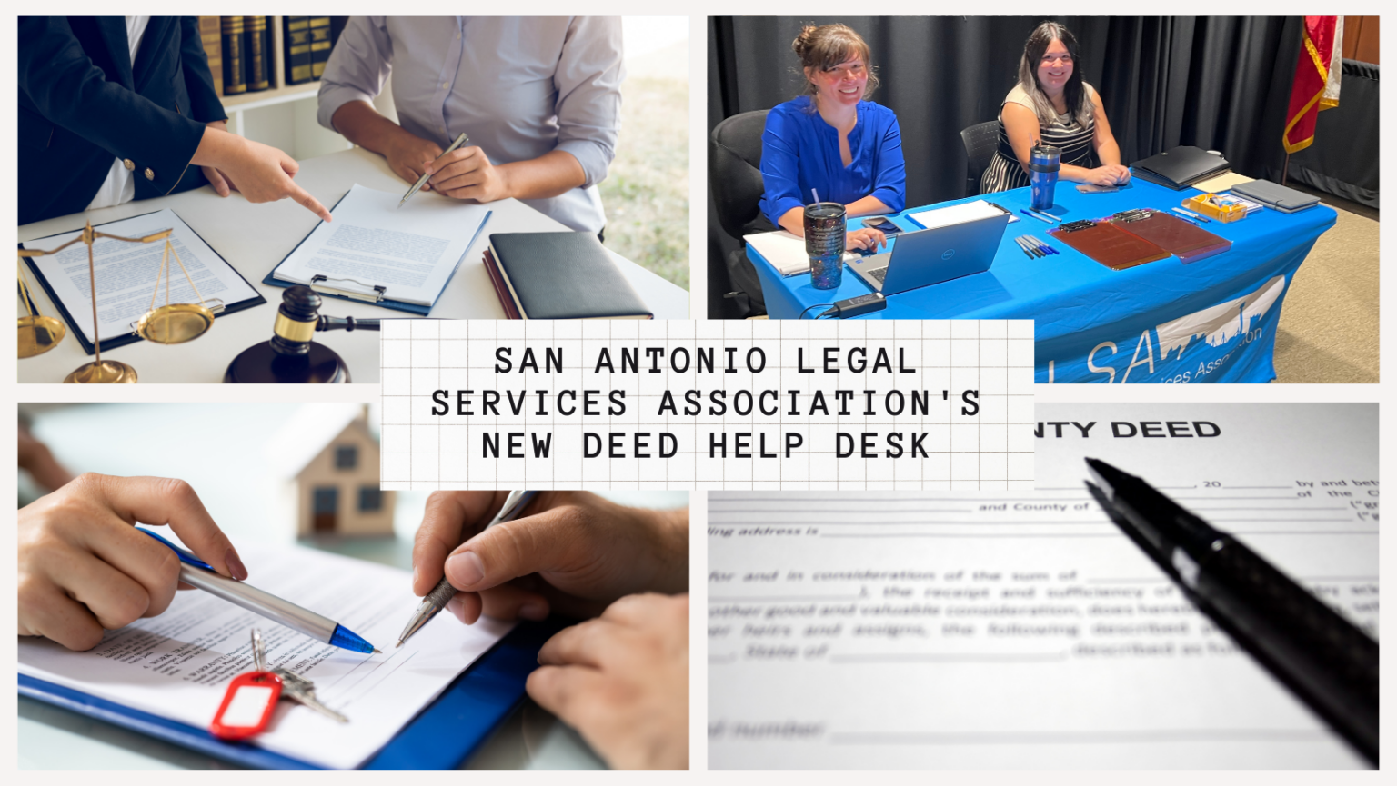 San Antonio Legal Services Association's New Deed Help Desk - San ...